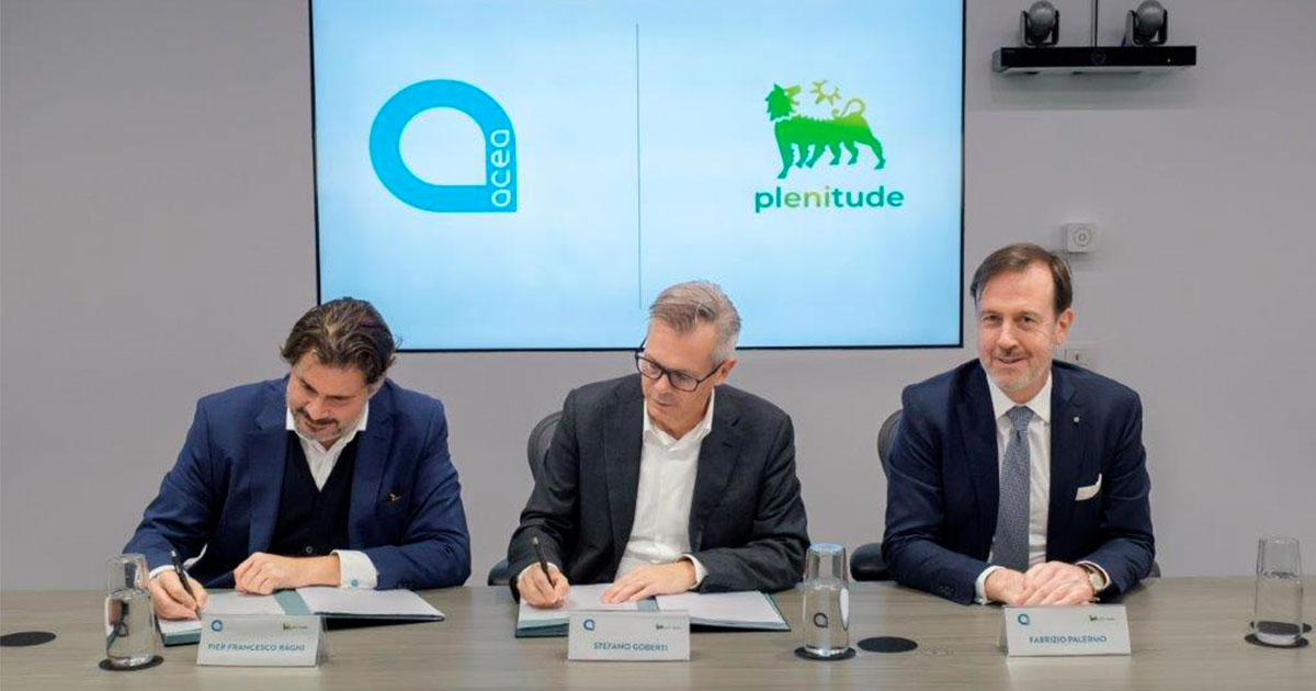 Plenitude firma con ACEA l’accordo per l’acquisizione di ACEA Energia ...